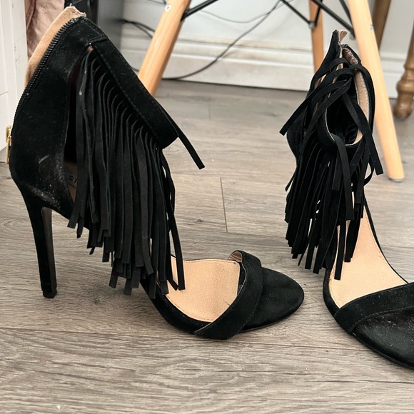 Steve Madden | Shoes | Black Steve Madam Heels Us 8 | Poshmark